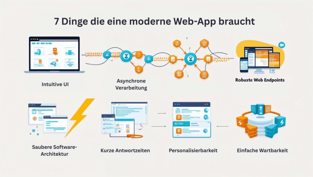 7 Dinge die eine moderne Web-App braucht